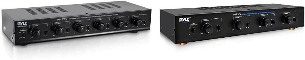 6 Channel Speaker Selector Switch - Multi Zone A B Speaker Distribution ...