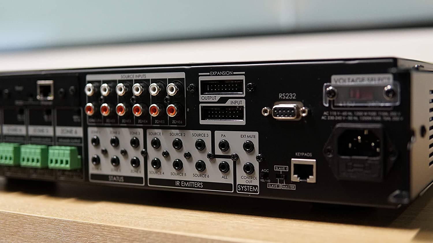 6x6 Whole House Amplifier Matrix Smart Home Amp with App 50 Watts 6 ...