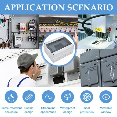 IP65 ABS Distribution Protection Box,8 Way Waterproof Circuit Breaker ...