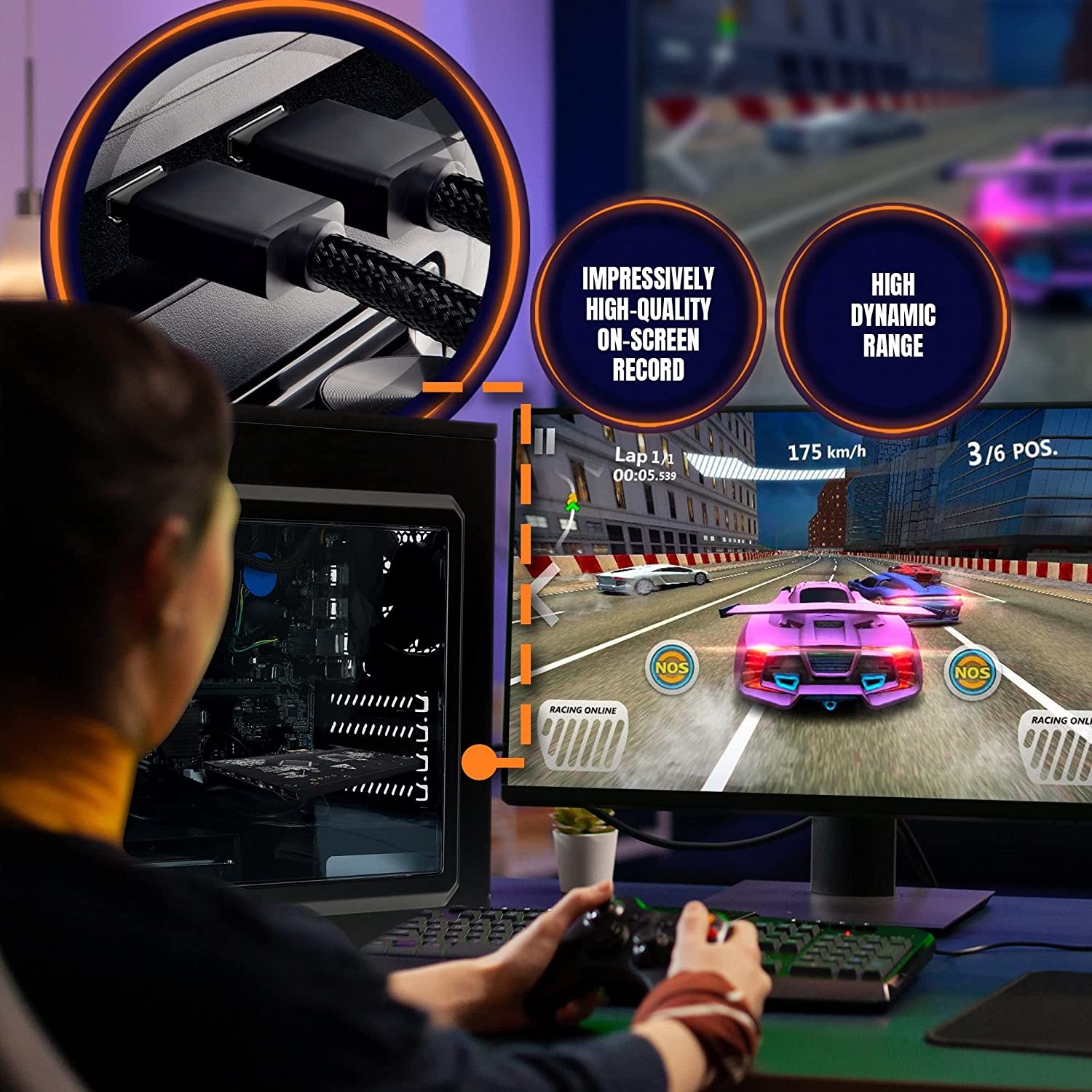 PLINK5 HDMI Video Capture Card By Pyle- PCI-E Gen2 4K HDMI-to-USB Audio ...