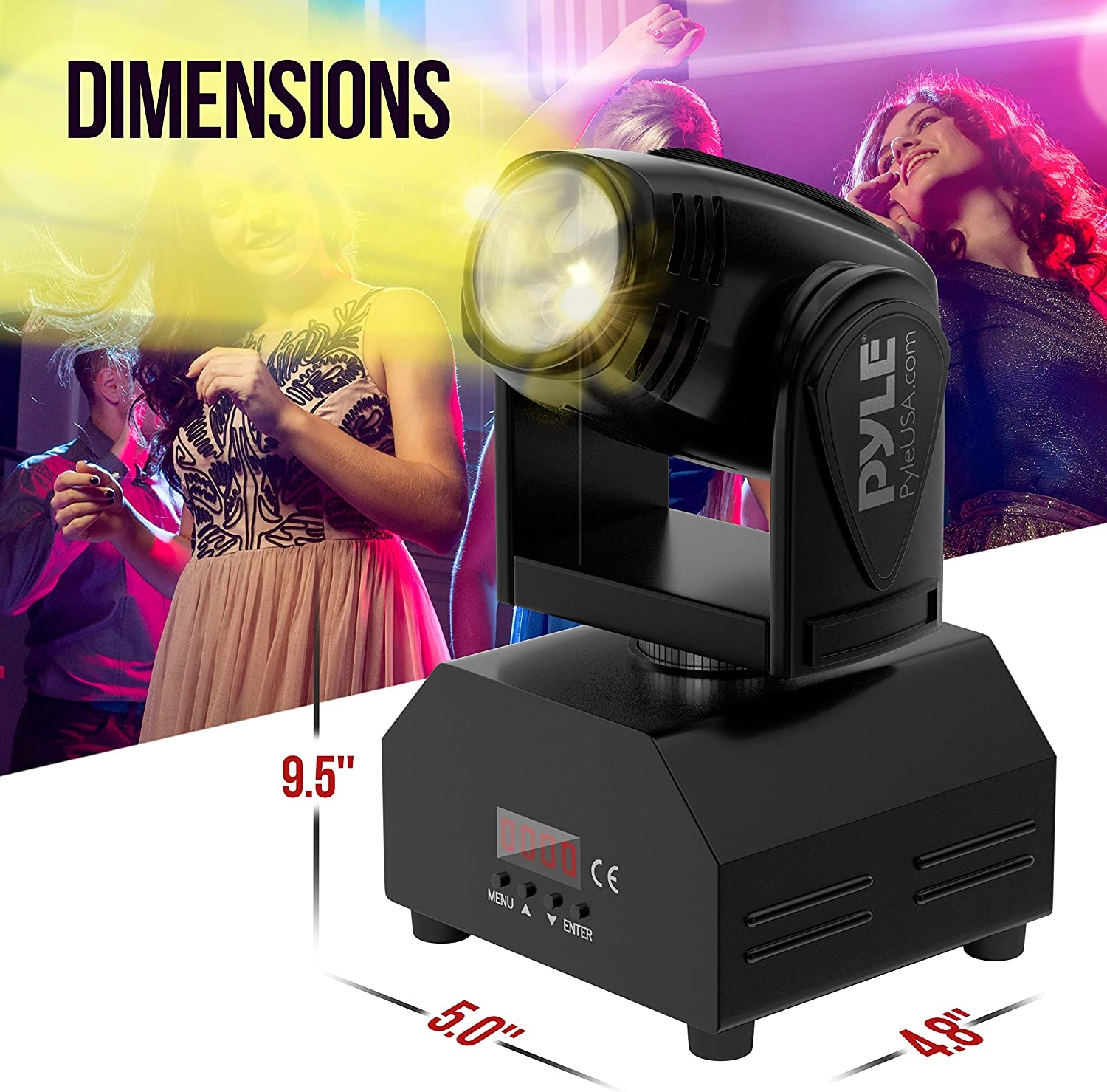 Rotating DJ Party Stage Light - Moving Professional Performance Show or ...
