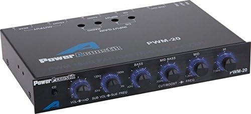 Power Acoustik PWM-20 Four Band Parametric Equalizer - Event-Technology ...