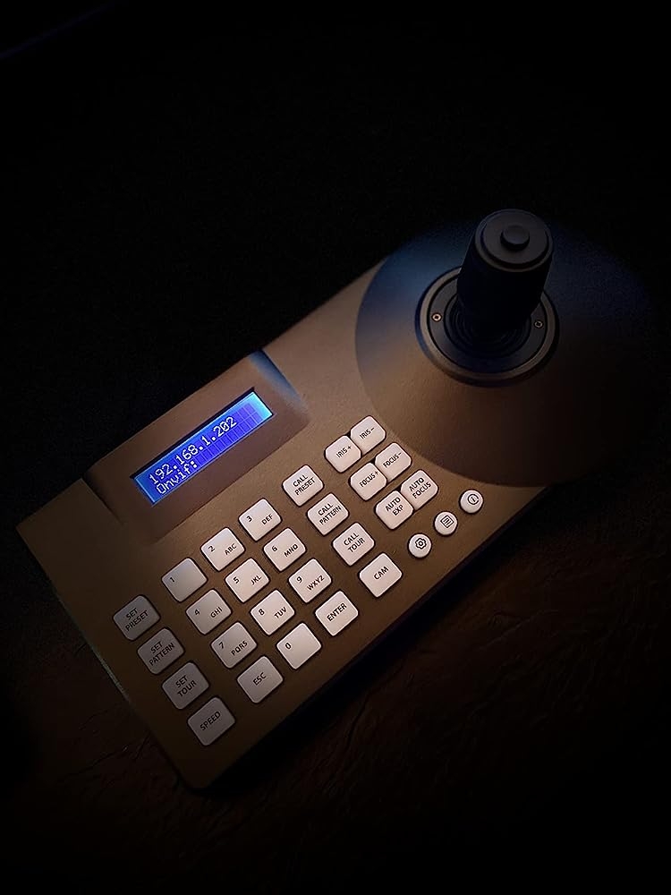 Hsility PTZ Controller Camera Controller Keyboard 4D IP Analog Joystick with RJ45 RS485 for PTZ ...