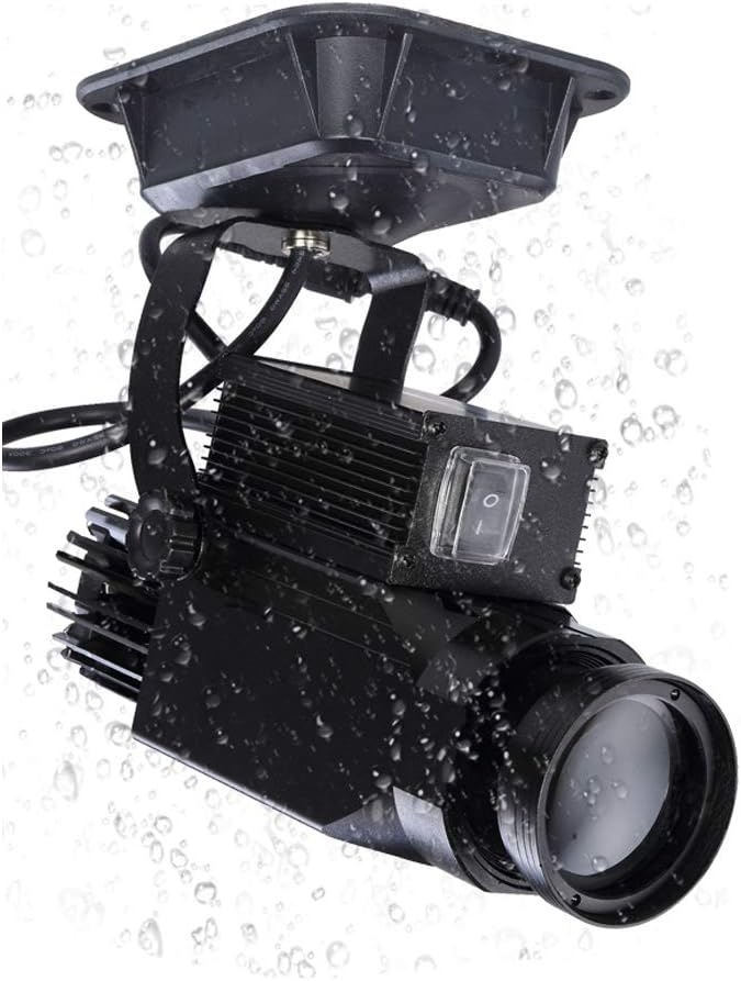 30W Rotating GOBO Logo Projector Light with Free Customization Image DJ ...