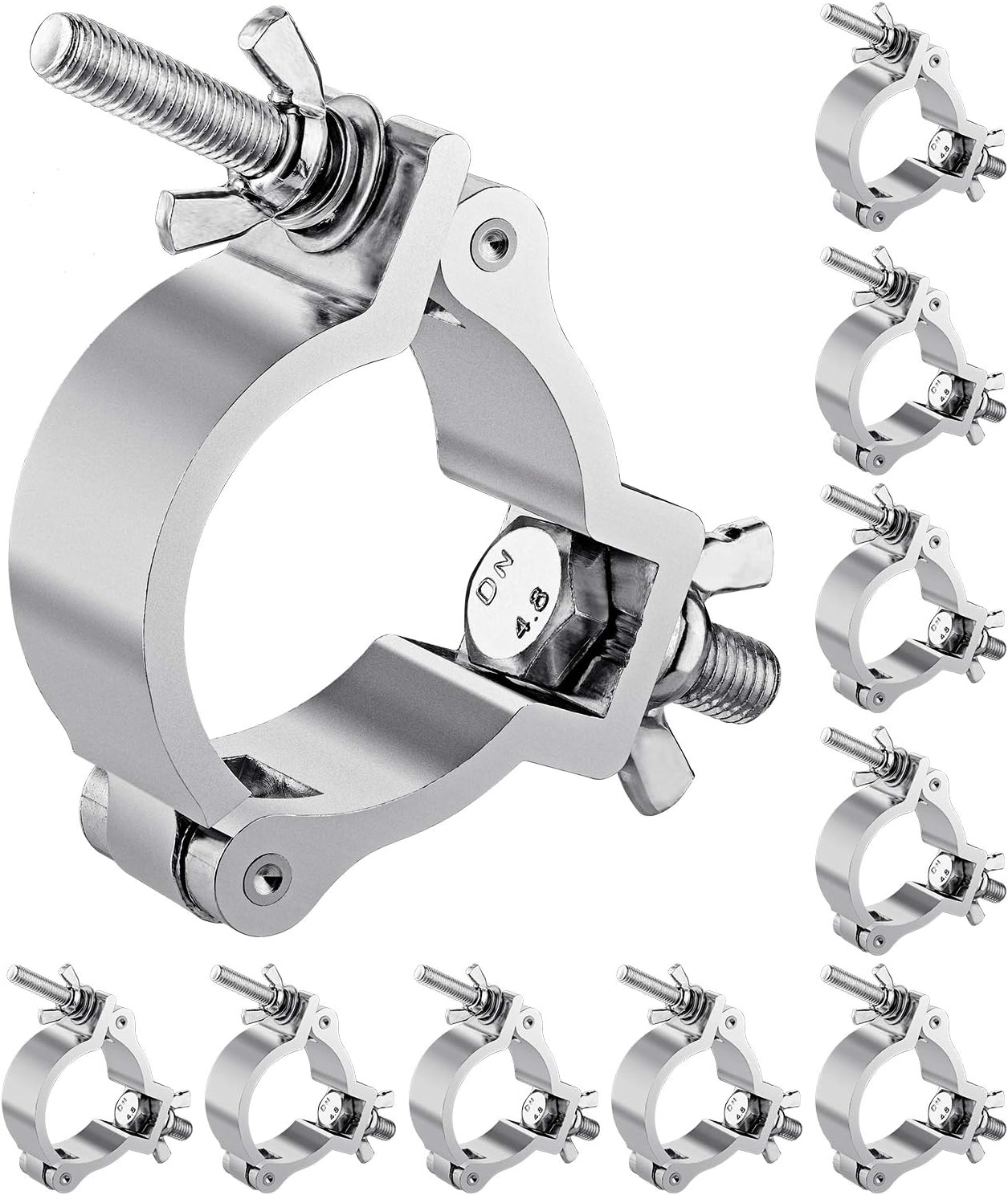 10PCS HiLite Premium Truss Clamp Stage Light Clamp, 2 Inch Aluminum ...